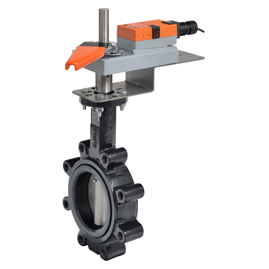 F680HD+GMX24-MFT-X1 Butterfly valves,3",2 Way,302Cv,w/ Non-Spring,24V ...