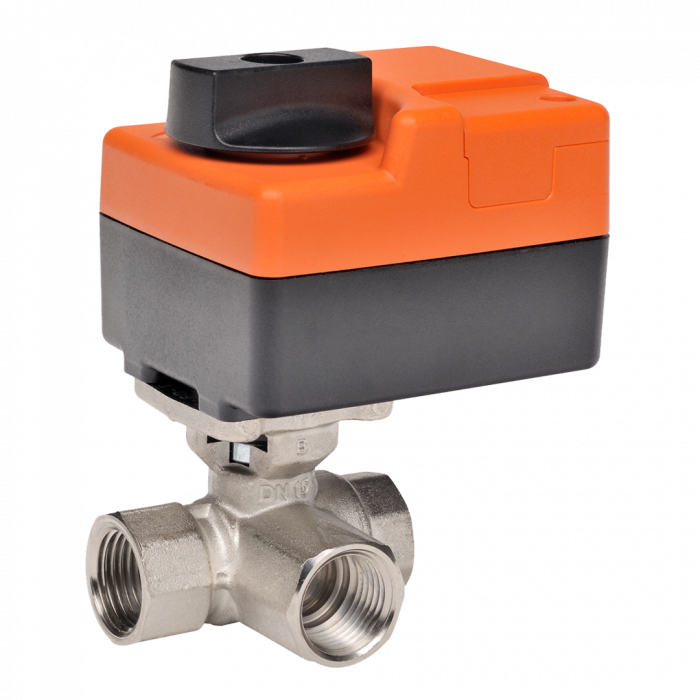 B310+TR24-3-T US CCV,0.5",3 Way,1.2Cv,w/ Non-Spring,24V,Floating | Engenuity Systems