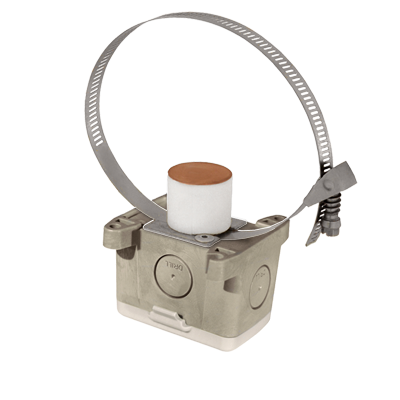 BA/10K-3-S-BB4 - clamp-on strap unit with 10K-3 thermistor sensor in ...