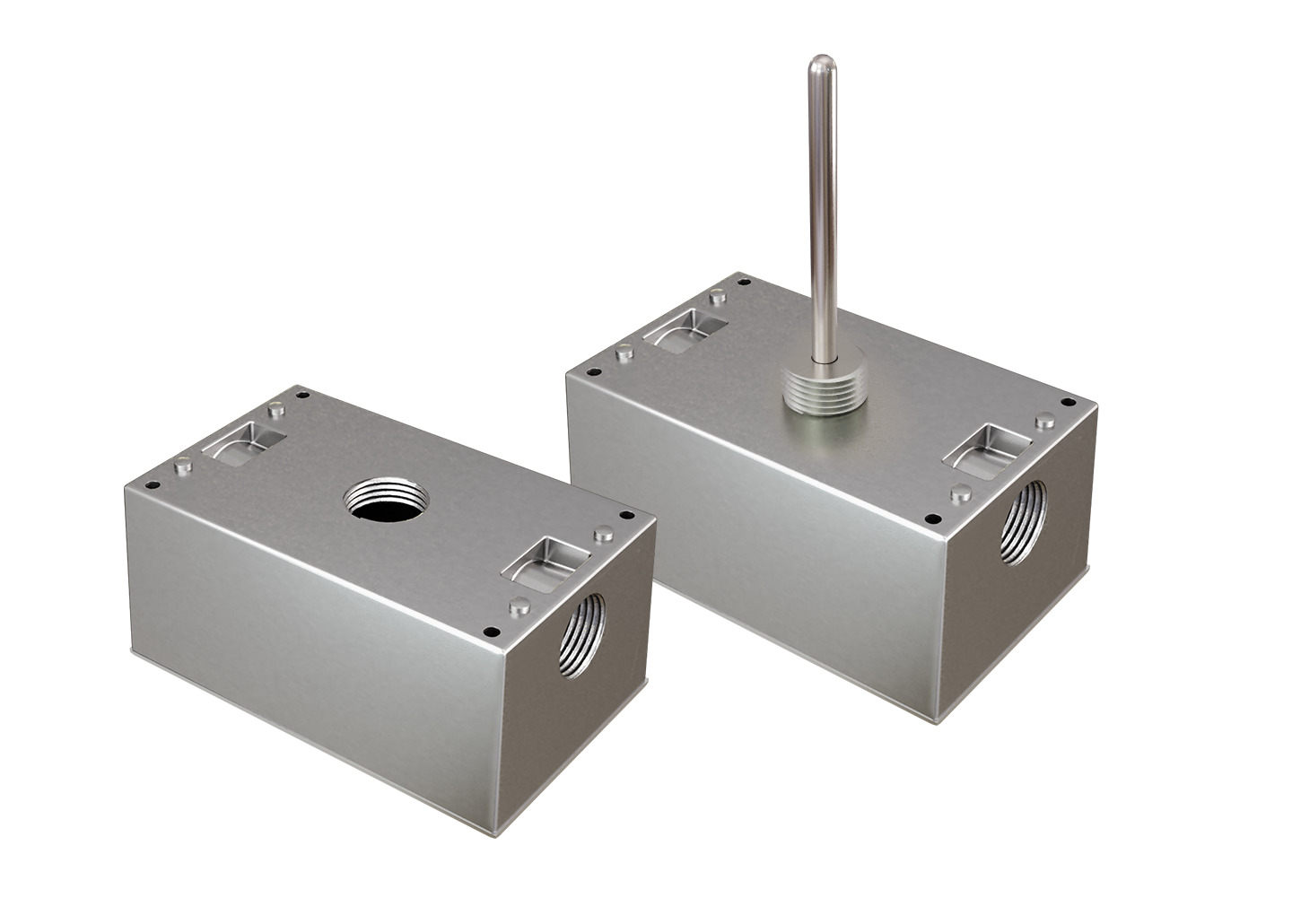 Transmitter w/ 1,000 Ohm RTD (NIST Cert), High Temperature Duct, 12 ...