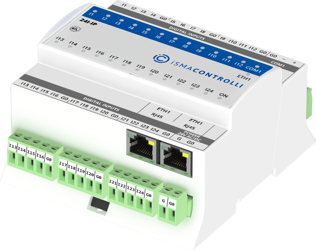 I/O module with Modbus TCP/IP (with built in Modbus Gateway to RS485 ...